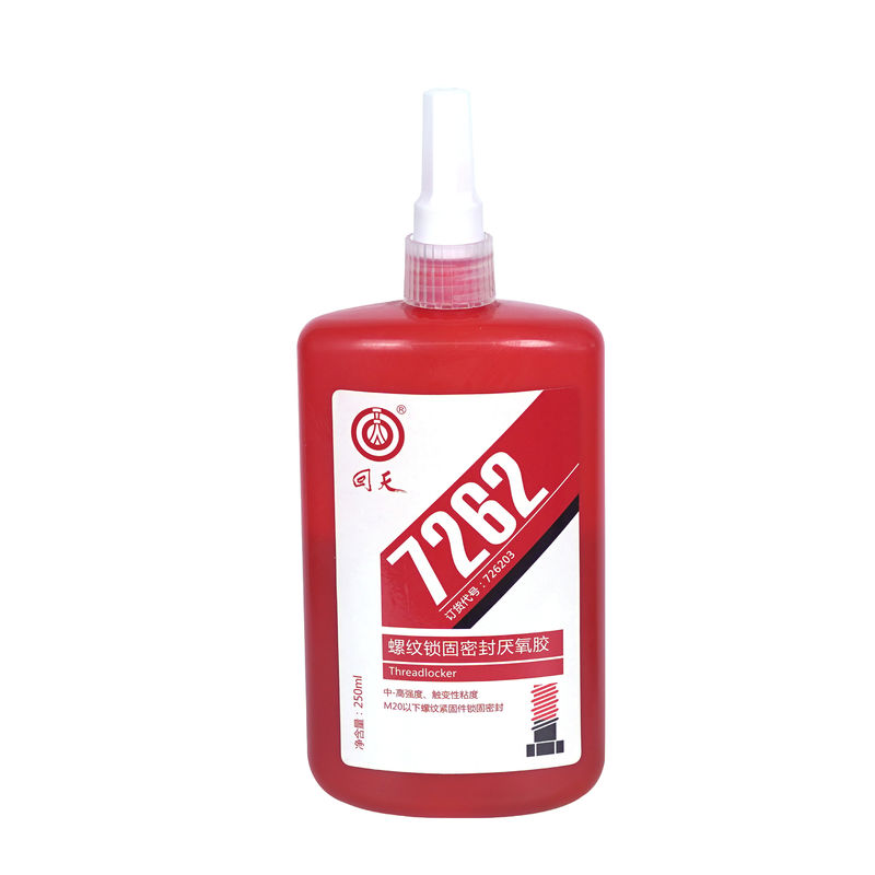 7262 Mi-High Strength Red Thixotropic Anaerobic Thread Locker Untuk Di ...